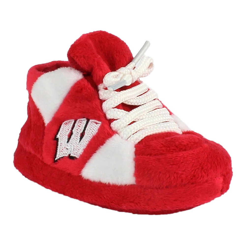 Wisconsin Badgers Cute Sneaker Baby Slippers