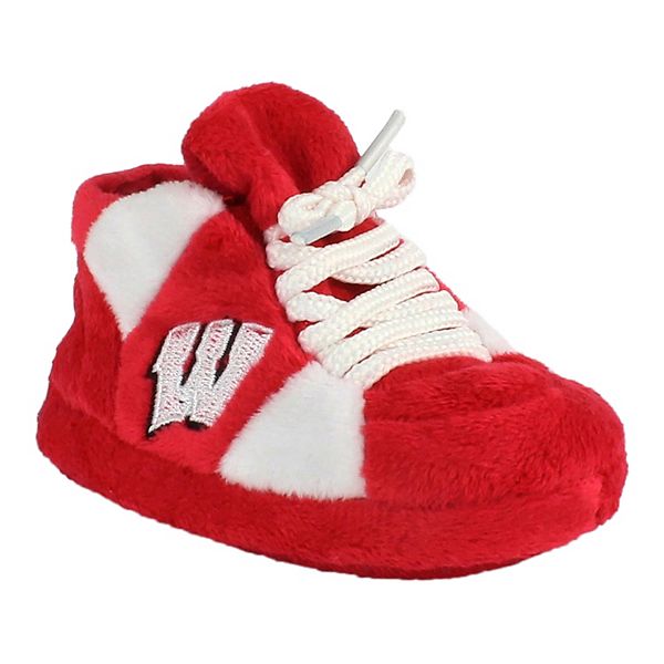 Wisconsin Badgers Cute Sneaker Baby Slippers