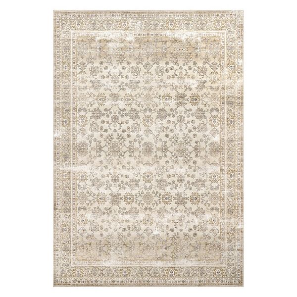 nuLoom Deadra Vintage Floral Machine Washable Area Rug
