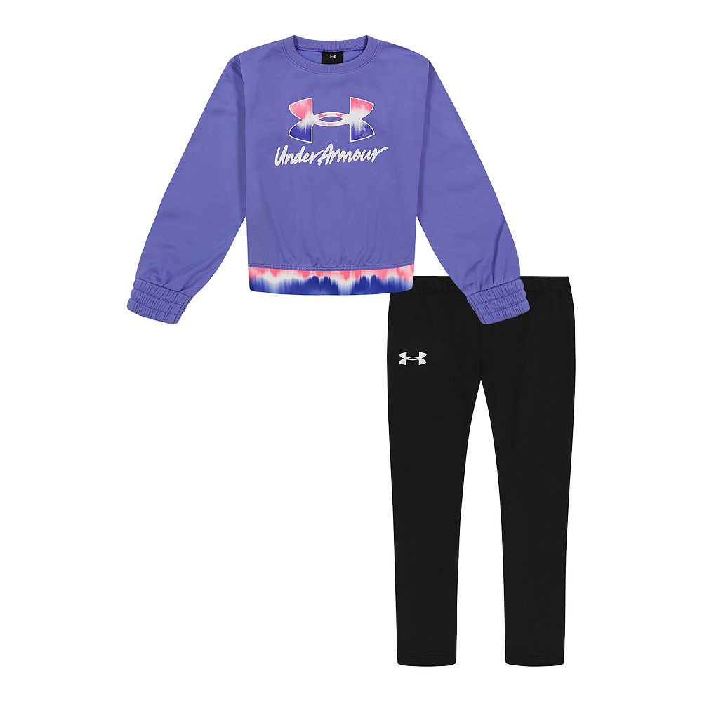 Girls 4-6 Under Armour Make Waves Logo Crewneck Sweatshirt & Leggings Set