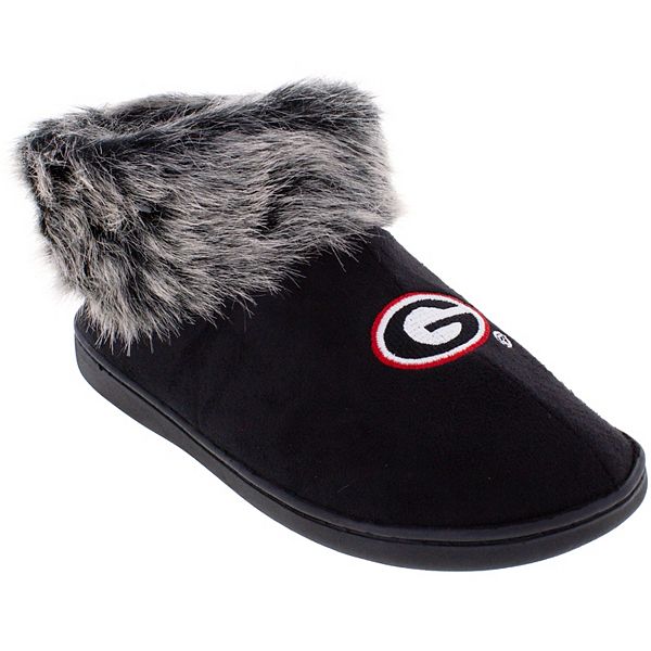 Georgia Bulldogs Women's Faux Fur Boot Slippers