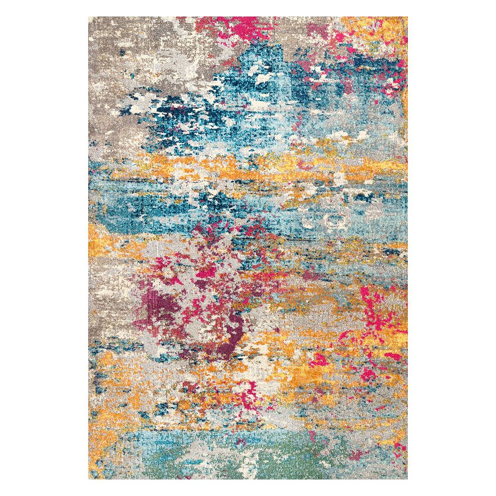 nuLOOM Monet Modern Abstract Colorful Area Rug