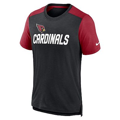 Men's Nike Heathered Black/Heathered Cardinal Arizona Cardinals Color ...