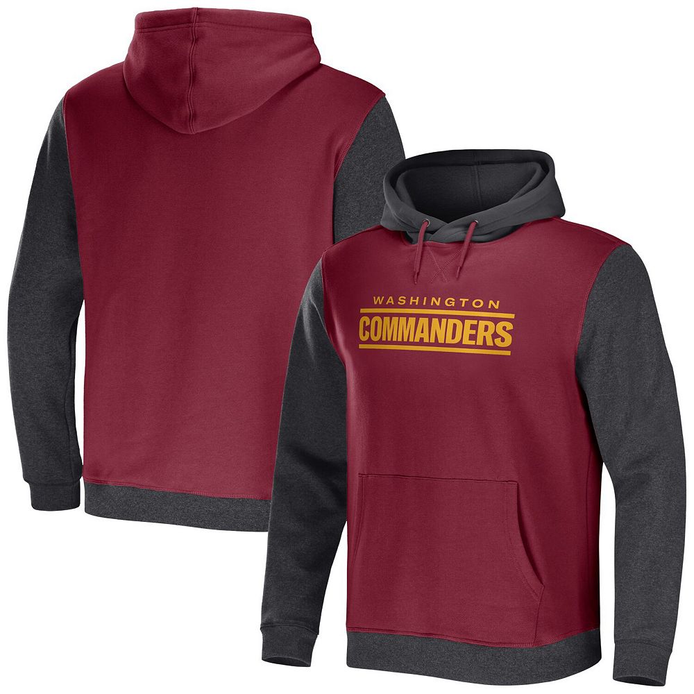 Men's NFL x Darius Rucker Collection by Fanatics Burgundy/Charcoal Washington Commanders ...