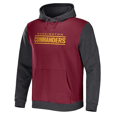 Men's NFL x Darius Rucker Collection by Fanatics Burgundy/Charcoal Washington Commanders ...