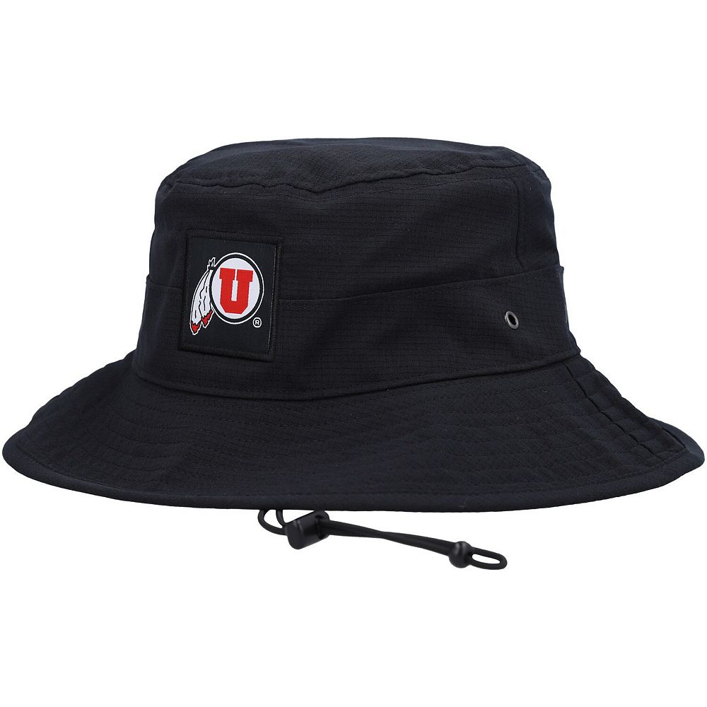 Men's Under Armour Black Utah Utes Airvent Performance Boonie Hat