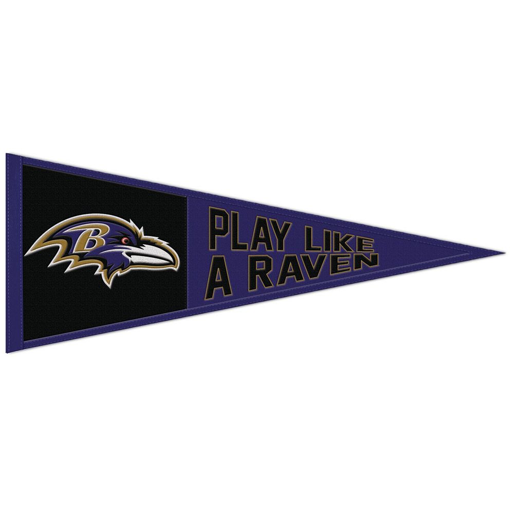 WinCraft Baltimore Ravens 13" x 32" Slogan Pennant
