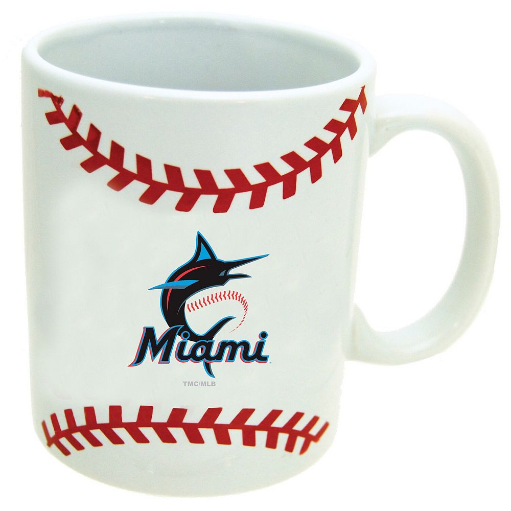 Miami Marlins 15oz. Baseball Ceramic Mug