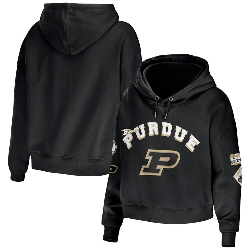 Women's WEAR by Erin Andrews Black Purdue Boilermakers Mixed Media ...