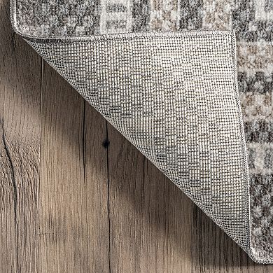 nuLoom Anya Machine Washable Casual Border Area Rug