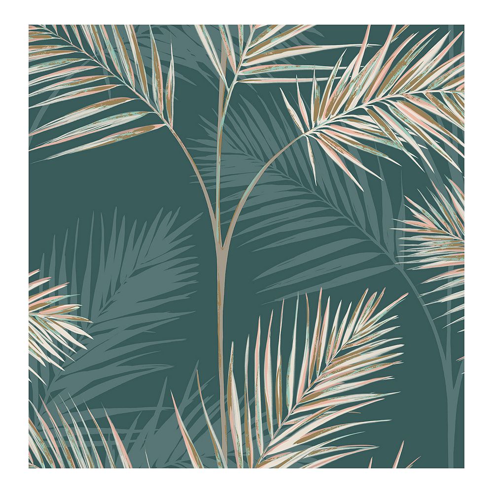 Brewster Home Fashions South Beach Fronds Wallpaper