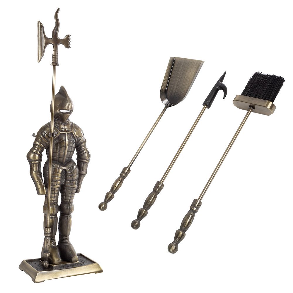 Lavish Home Medieval Knight Fireplace Tool 3-piece Set