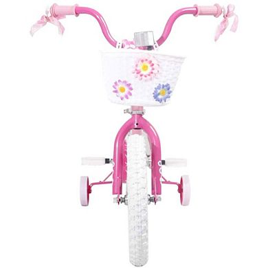 Joystar Petal 12 Inch Kids Toddler Bike Bicycle w/ Training Wheels ...