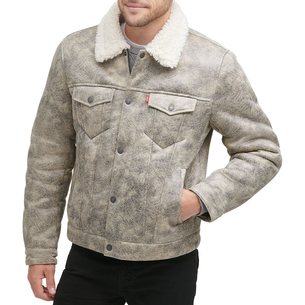 Levi's shearling trucker store