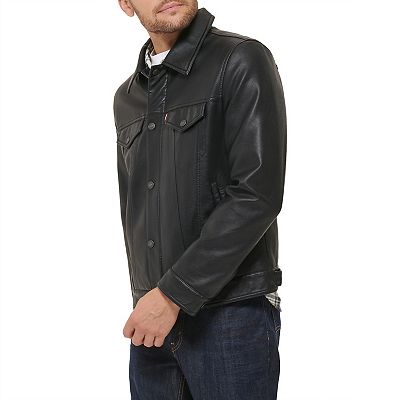 Men's Levi's® Faux Leather Trucker Jacket Men's Levi's® Faux Leather Trucker Jacket