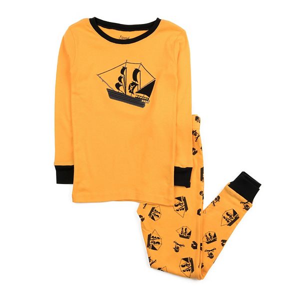 Leveret Kids Two Piece Cotton Pajamas Pirate