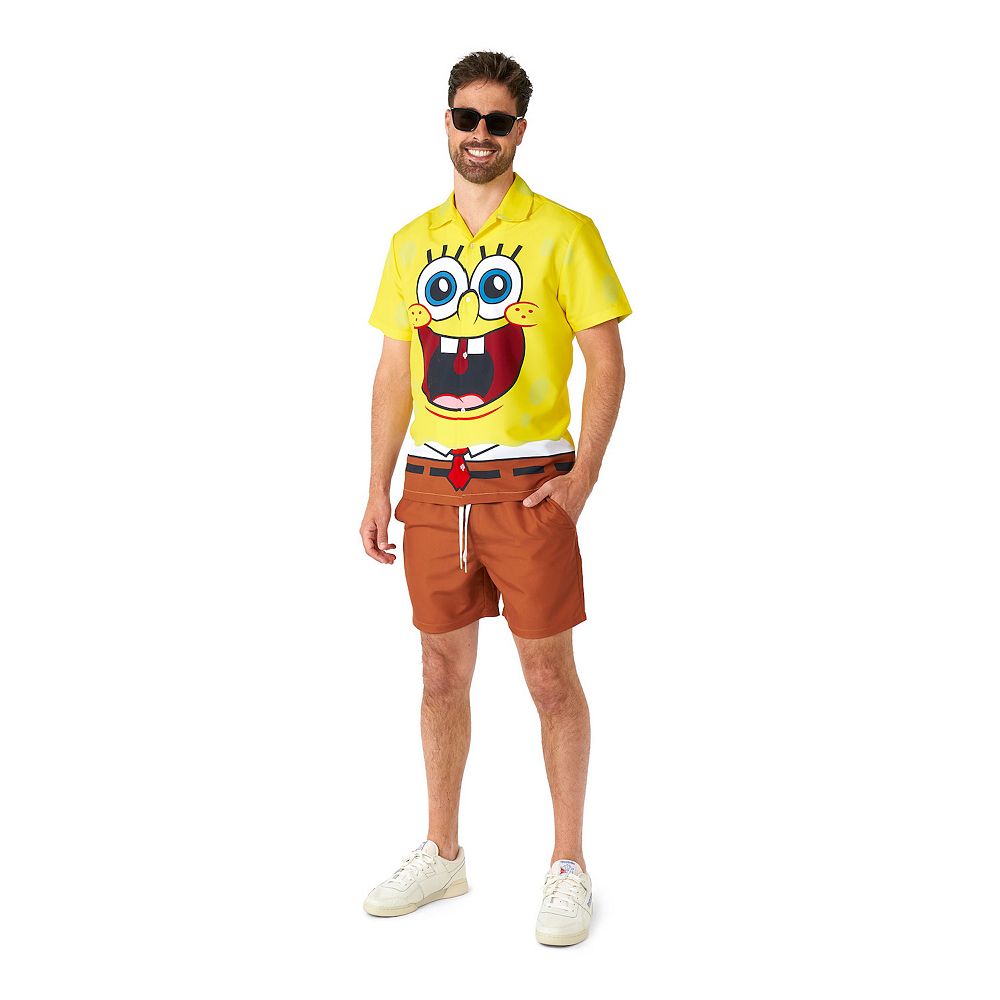Men's SpongeBob Shirt And Short Set