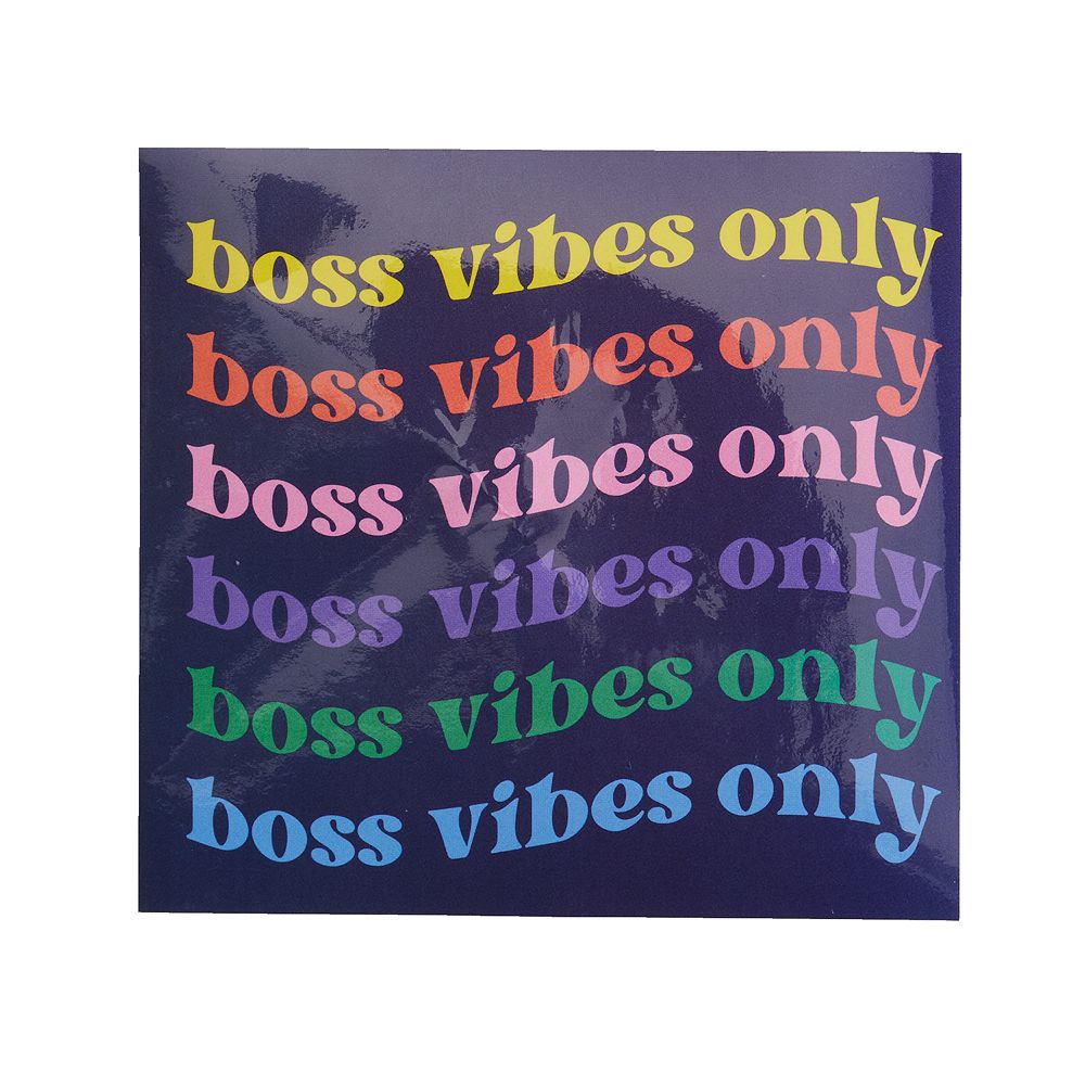 Bioworld Women's History Month Boss Vibes Only Decal Sticker
