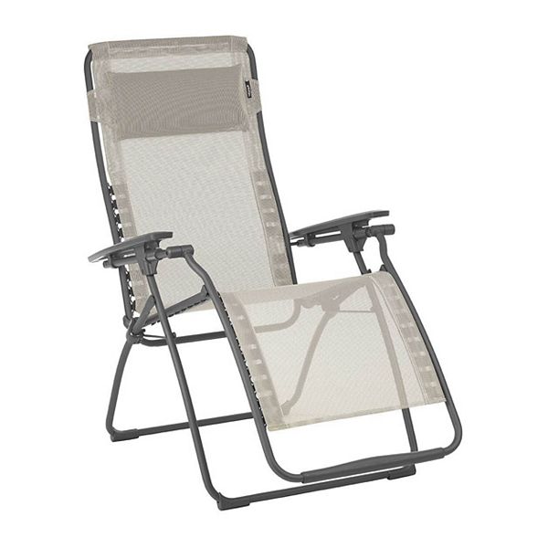 Lafuma Futura Zero Gravity Outdoor Steel Framed Lawn Recliner Chair ...