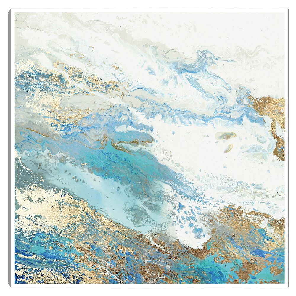 Masterpiece Intro Blue I Canvas Art