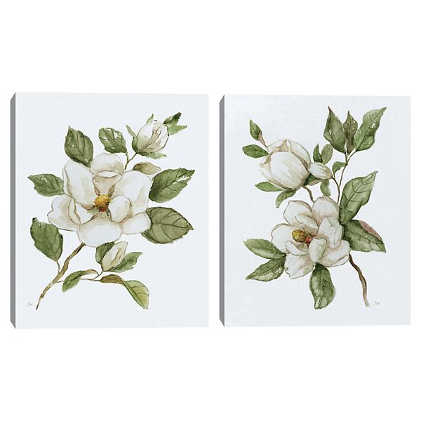 Masterpiece Magnolia Morning I & Magnolia Morning II by Nan Canvas Prints