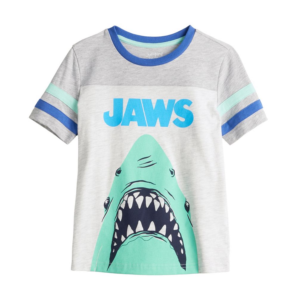 Boys 4-12 Jumping Beans® Jaws The Movie Ringer Tee