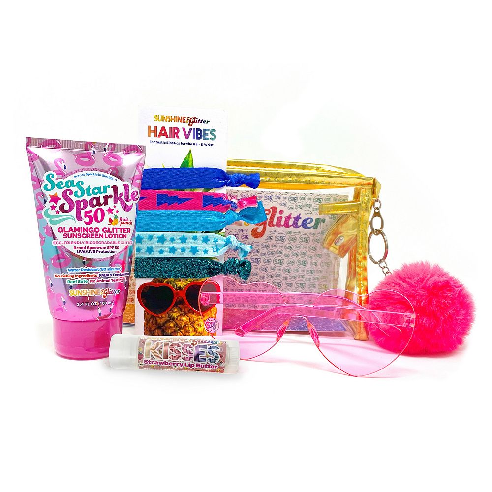 Sunshine & Glitter SeaStar Sparkle ALL THE VIBES 66-pc. Travel Gift Set