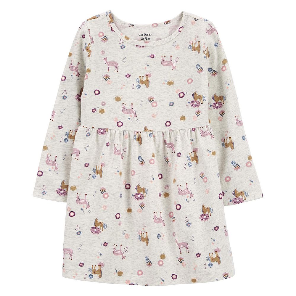 Toddler Girls Carter's Critter Print Dress
