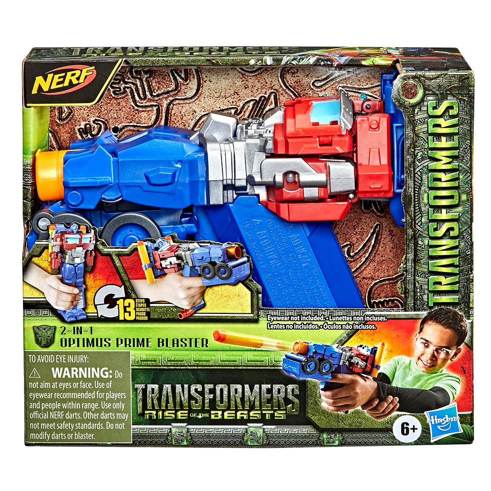 Transformers: Rise of the Beasts 2-in-1 Optimus Prime Blaster by Hasbro