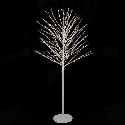 Lighted White Stick Christmas Trees LIGHTSHARE Lighted Birch Twig Tree