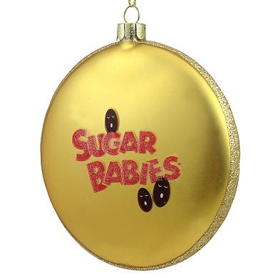 4" Gold and Red Tootsie Roll Sugar Babies Caramel Candies Disc ...