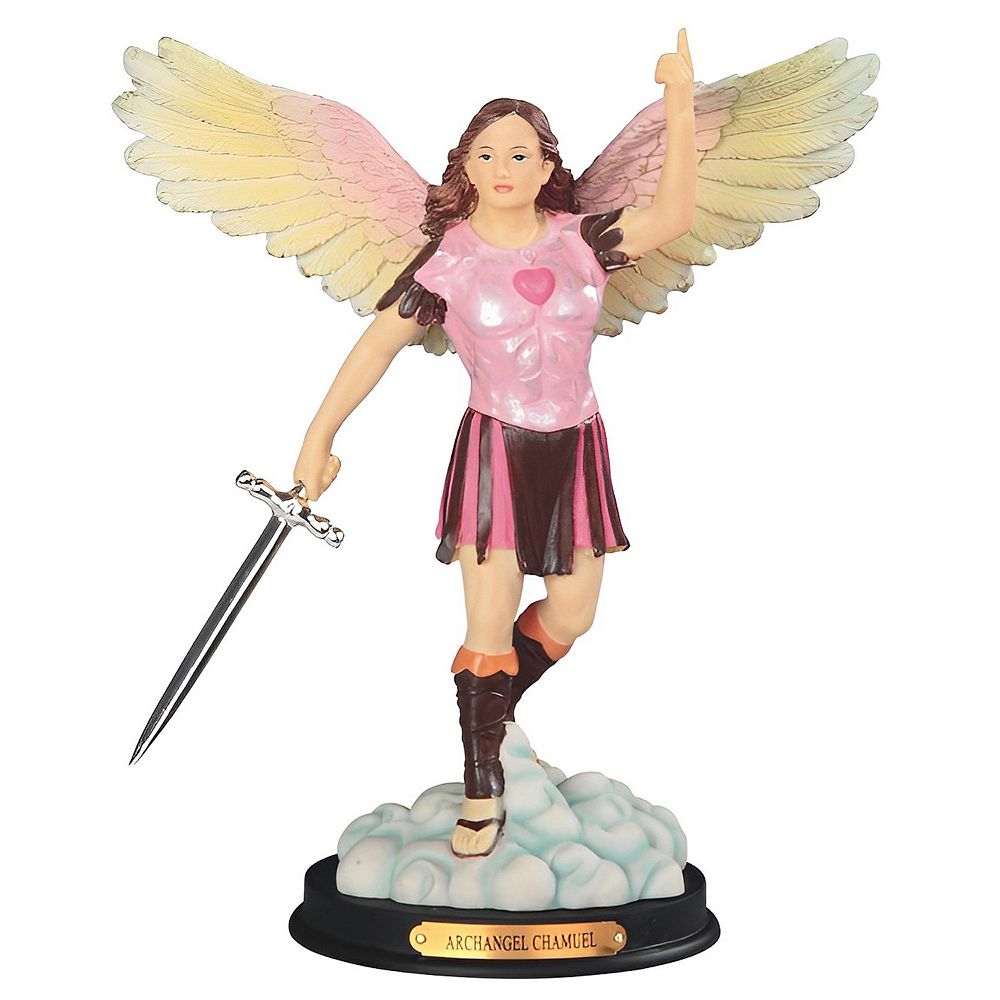 FC Design 10"H Archangel Chamuel Statue Angel of Peaceful Relationships ...
