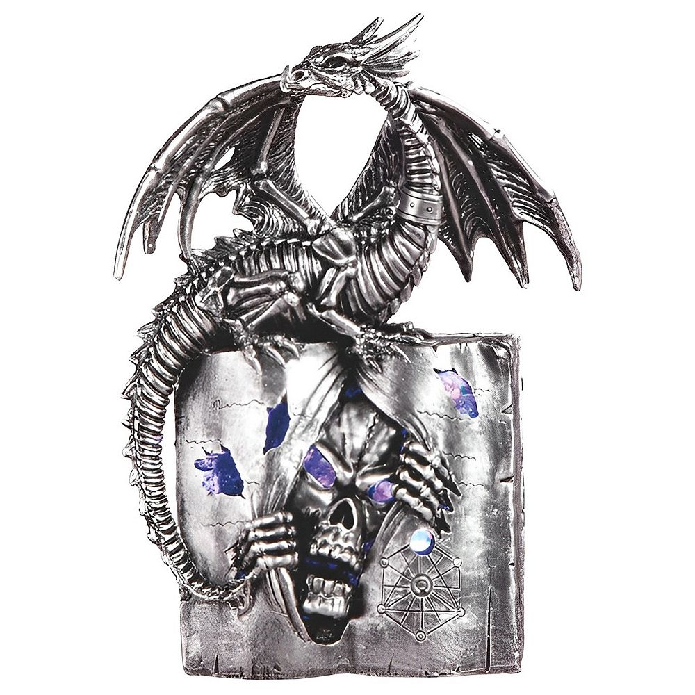 Fc Design 8"H Black Dragon On Light Up LED Orb Fantasy Decoration ...
