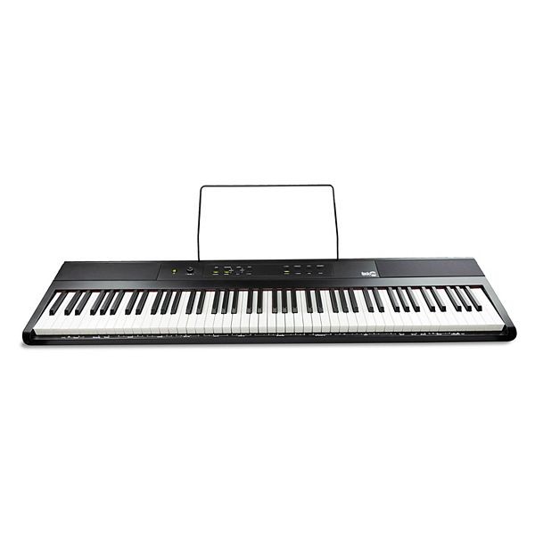 RockJam 88-Key Digital Piano with Semi-Weighted Keys, Sustain Pedal ...