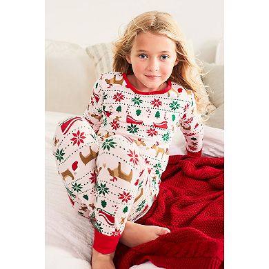Kids 4-14 Carter's Christmas Fair Isle Print Pajamas