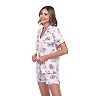 Women's Short Sleeve Floral Pajama Set