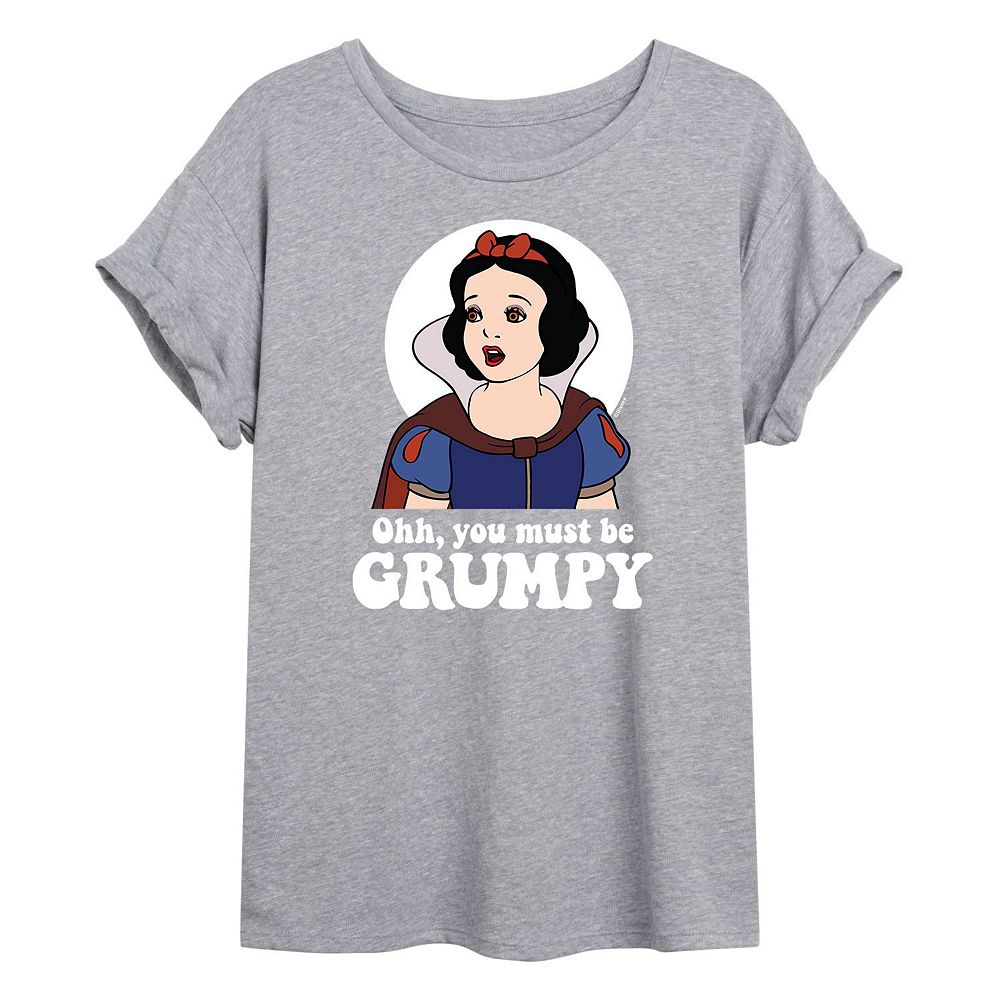Disney Princess Snow White Juniors' Grumpy Oversized Tee