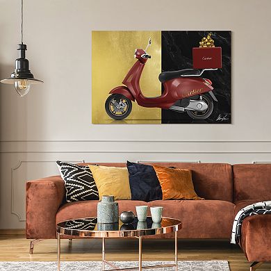 Empire Art Direct Cartier Delivery Tempered Frameless Glass Wall Art