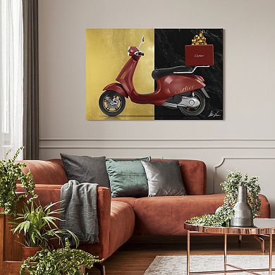 Empire Art Direct Cartier Delivery Tempered Frameless Glass Wall Art