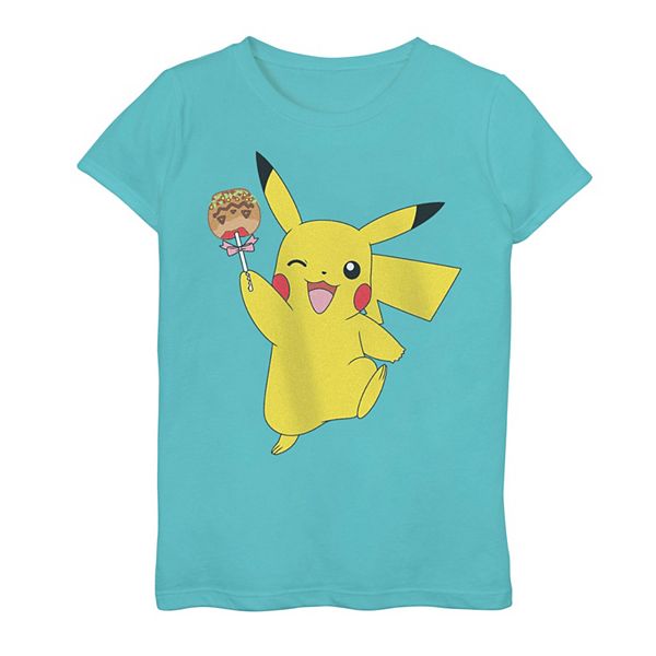 Girls 7-16 Pokemon Pikachu Sweet Caramel Apple Tee