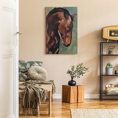 Empire Art Direct Thoroughbred - Horse Portrait Wood Wall Art