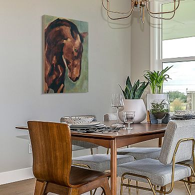 Empire Art Direct Thoroughbred - Horse Portrait Wood Wall Art