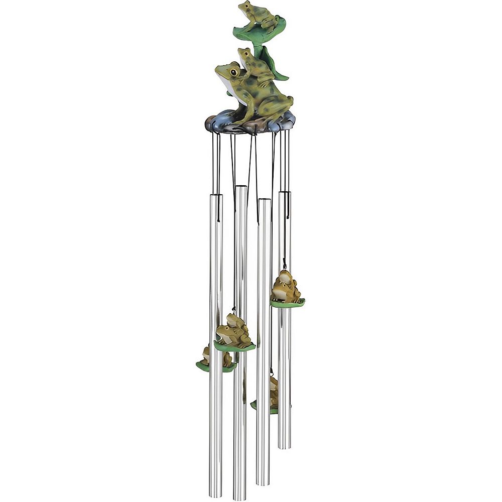 FC Design 23" Long Frogs Round Top Wind Chime Perfect Gifts for Holiday ...