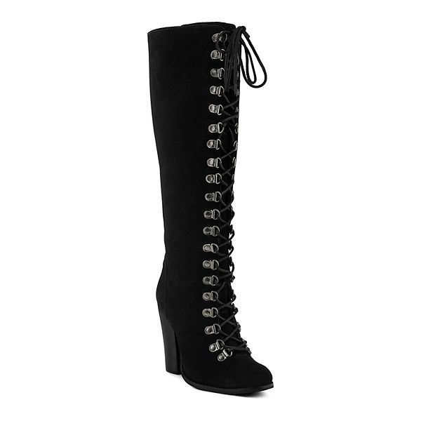 Rag & Co Sleet Slay Women's Suede Mid-Calf Boots