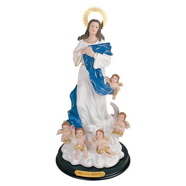 FC Design 12"H Immaculate Conception Virgin Mary with Angels Holy ...