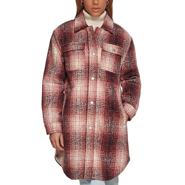 Women's Levi's® Long Plaid Shacket