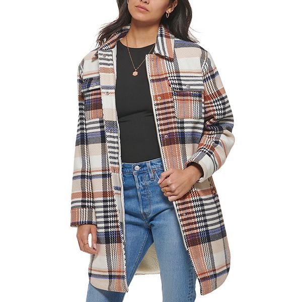 Women's Levi's® Long Plaid Shacket