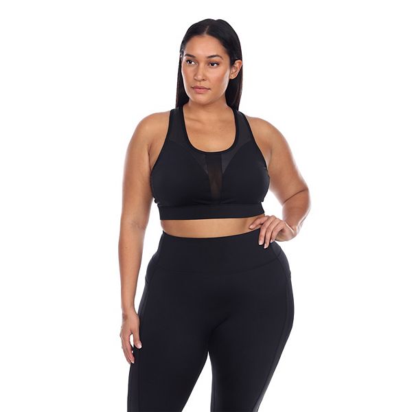 Plus Size Racer Back Sports Bra