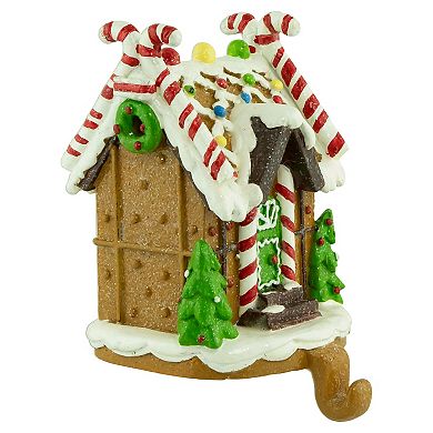 5.75" Gingerbread House Christmas Stockin Holder