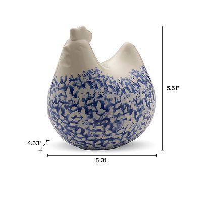 Elements Farmhouse Hen Figurine Table Decor